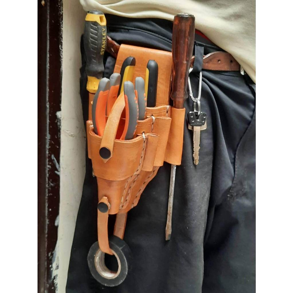 (MHAVS LEATHER SHOP) Mhavs' Original Pure Leather Electrician Holster ...