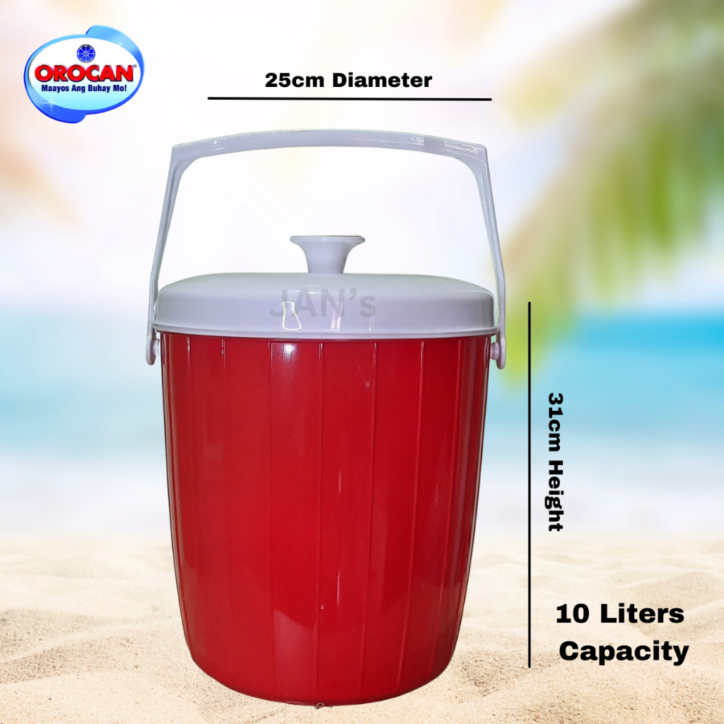 Cooler Insulated Bucket for Rice and Ice Orocan | Shopee Philippines