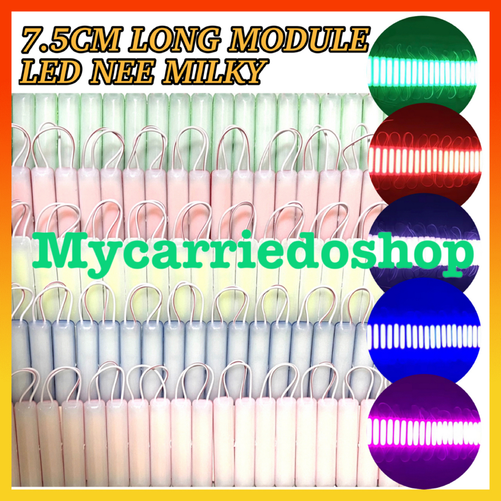 1piece Motorcycle Car Long Module 7.5CM Full Lights Bar Led Nee Milky ...