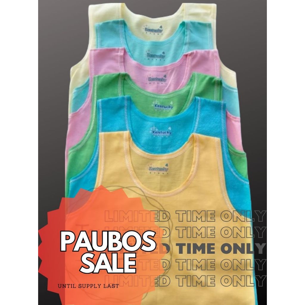 Kentucky SABRINA COLORED (6pcs per set ) / girls sando / colored sando ...