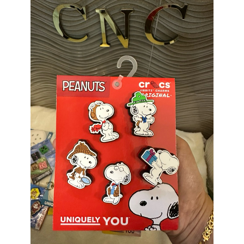 Crocs Snoopy Jibbitz 5pc pack | Shopee Philippines