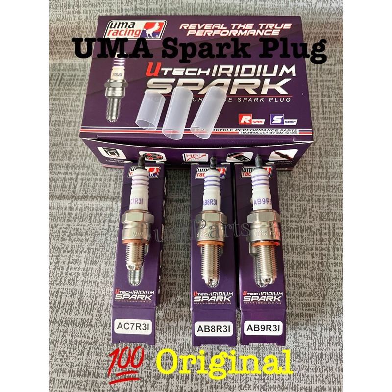 UMA RACING IRIDIUM Spark plug Short Thread Long thread NO.7, NO.8 and ...