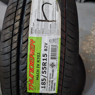 185/55R15 Thunderer R302 Tires 82V (Made in Thailand) with Free Rubber ...
