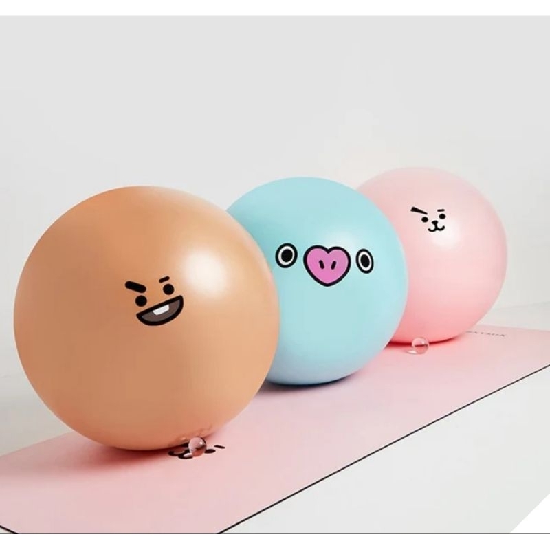 PAUBOS CRAZY SALE BT21 SHOOKY XEXYMIX GYM BALL OFFICIAL | Shopee ...