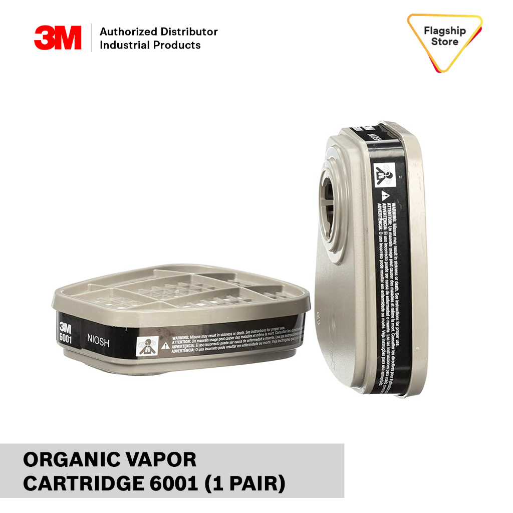 3M™ ORGANIC VAPOR CARTRIDGE FILTER 6001 (1 PAIR) | Shopee Philippines