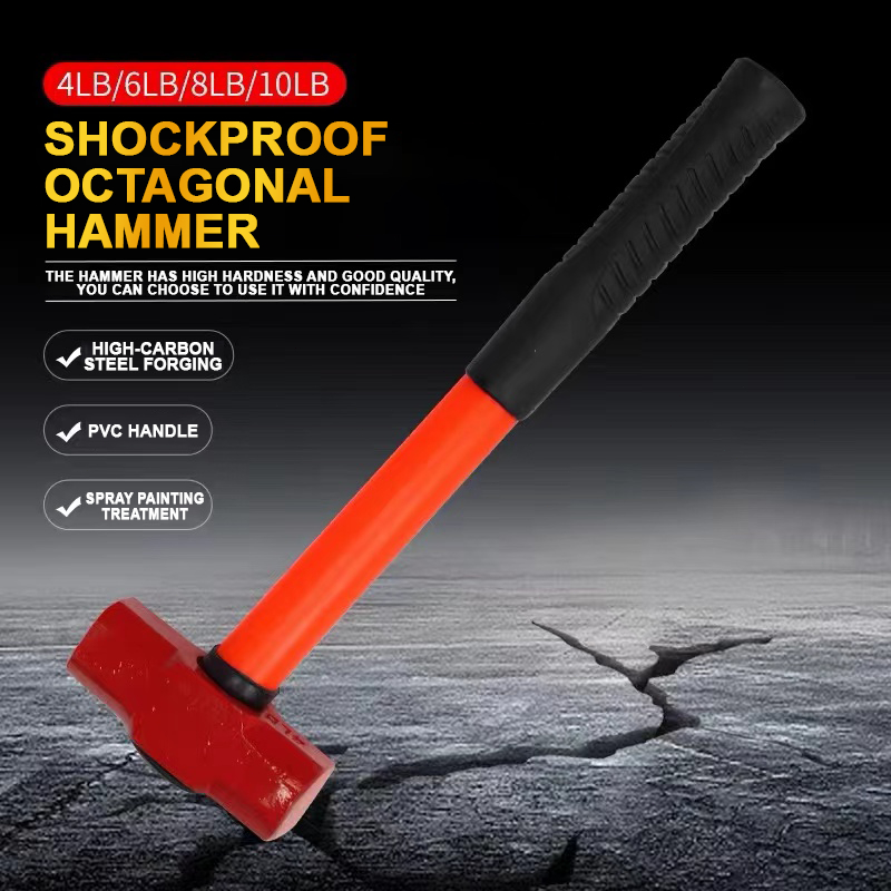 Construction Forge Steel Sledge hammer heavy duty long hammer | Shopee ...