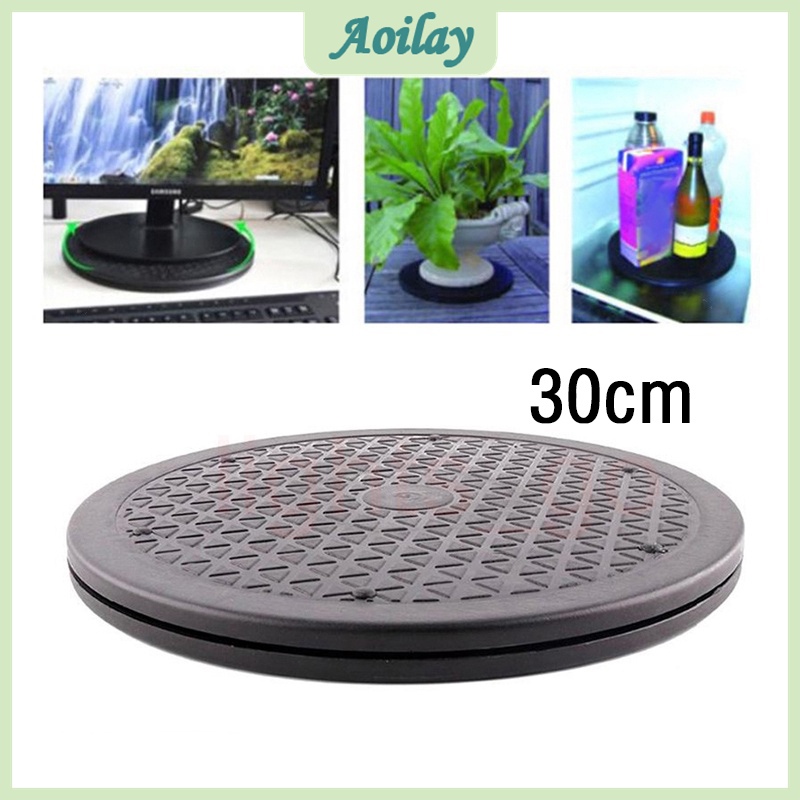 12inch Plastic Rotating Turntable Rotating Display Plate Lazy Susan Turntable | Shopee Philippines