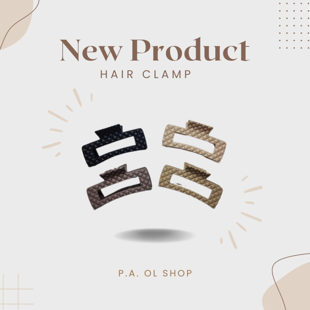 SQUARE HAIR CLAMP FOR GIRLS!! FOR EVERYDAY USE!! | Shopee Philippines