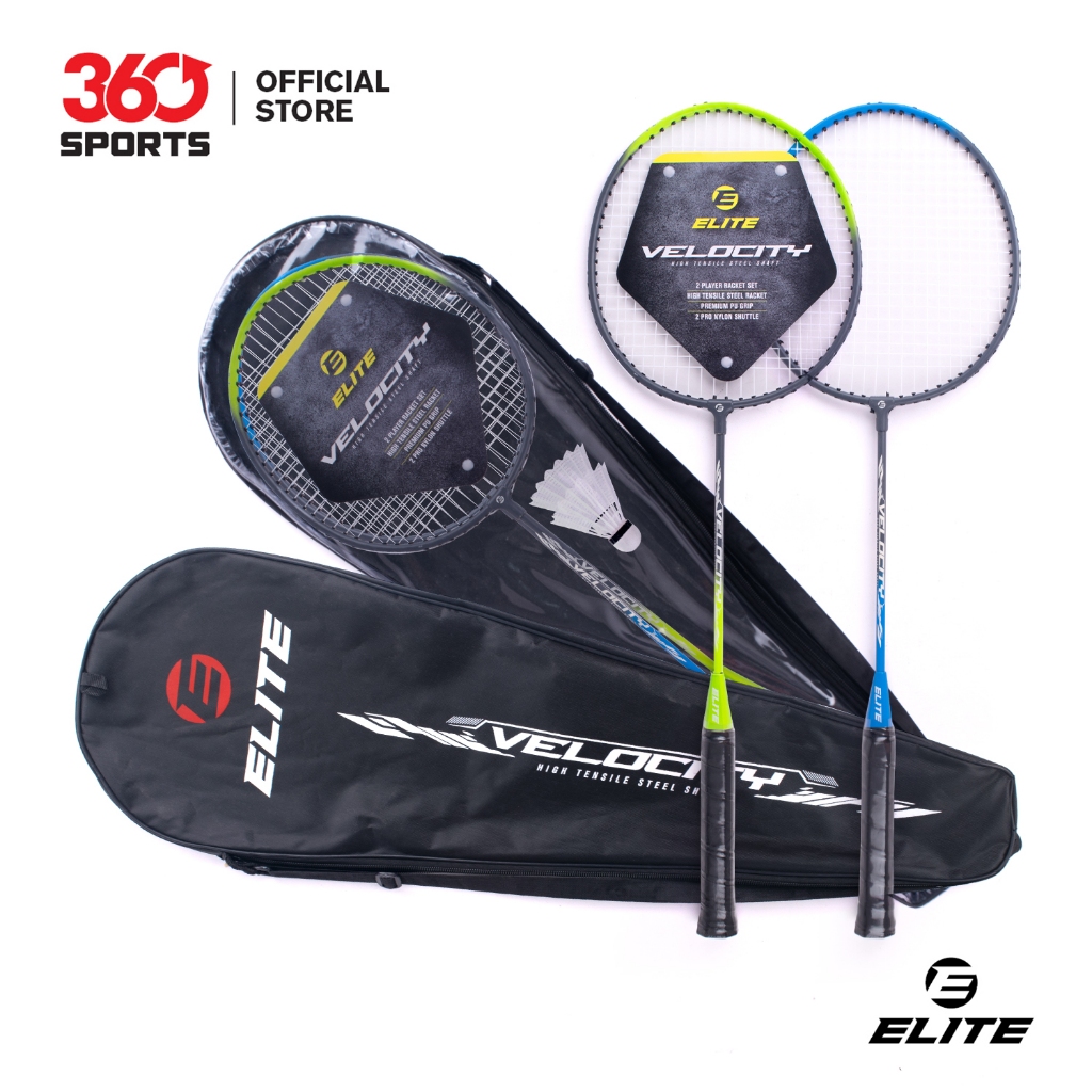 Elite Velocity 2-Player Badminton Set with Carry Bag | Shopee Philippines