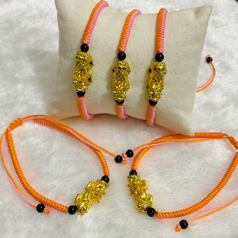 Lucky 2024 Apricot Crush Piyao String Bracelet | Shopee Philippines