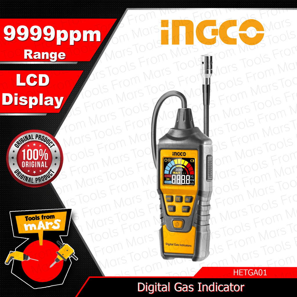 INGCO Digital Gas Indicator HETGA01 •TOOLS FROM MARS• IPT | Shopee ...