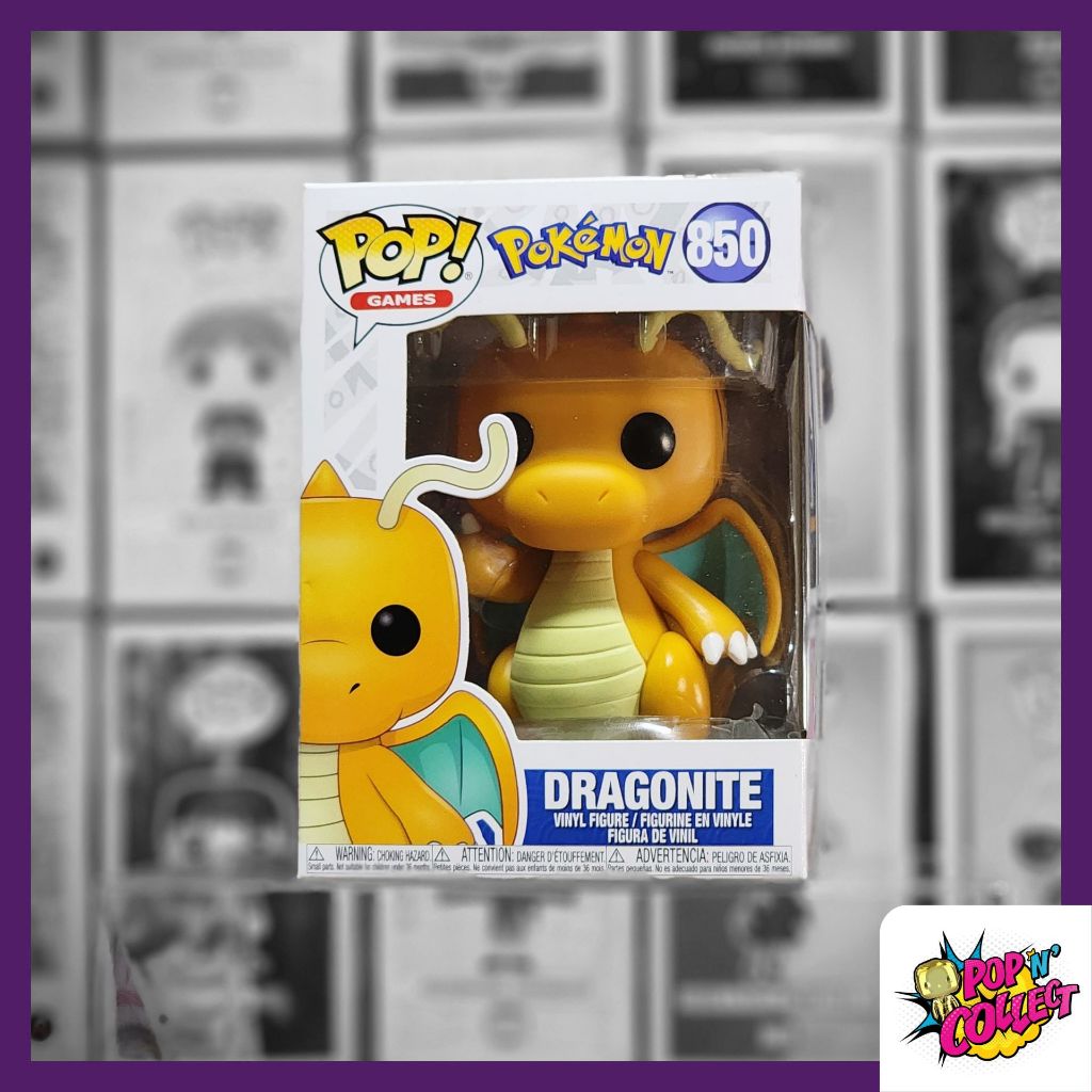 Funko Pop! Pokemon - Dragonite 850 w/ Free Protector (Sold by Pop N ...