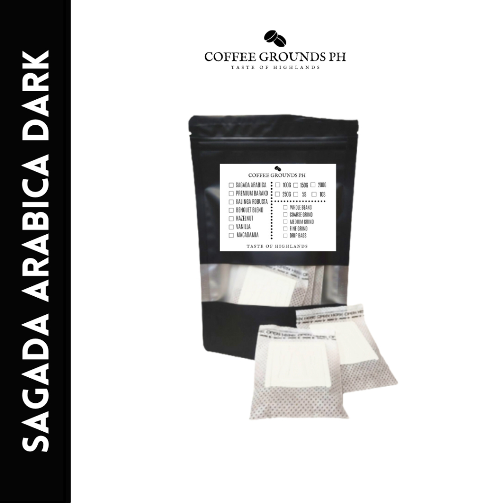 Coffee Grounds PH - Sagada Arabica Dark Roast Coffee Drip Bags | Sagada ...