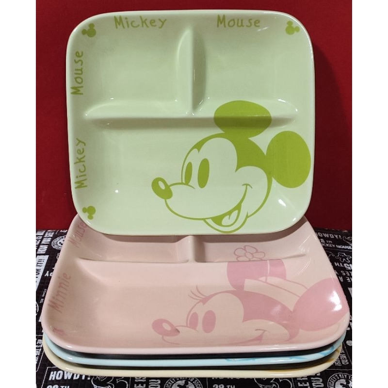 Mickey & Friends Divider Plates DISNEY | Shopee Philippines