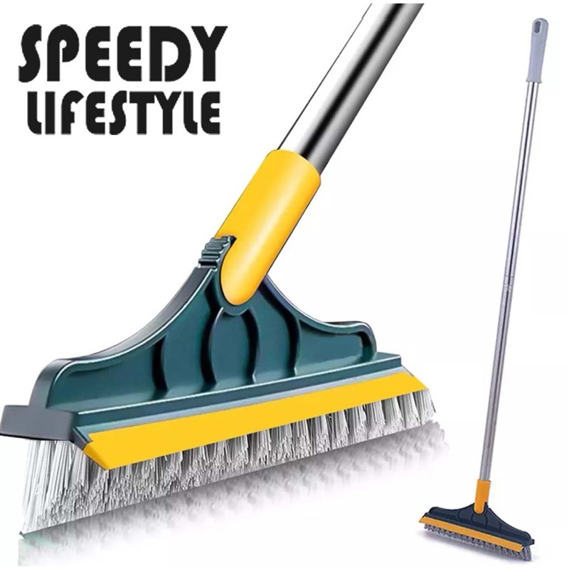 2 In 1 Rotatable Magic Wiper Scraper Mop Broom Floor Sweeping Gap ...