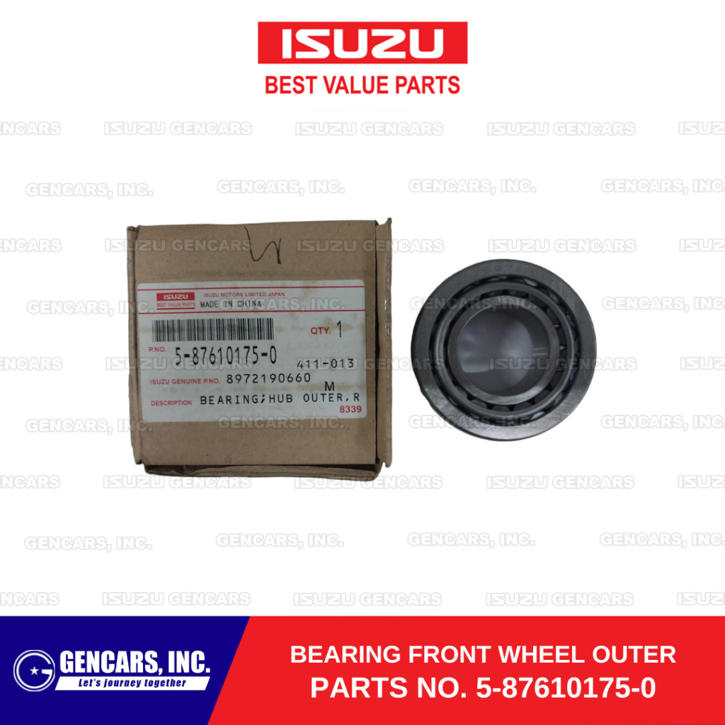 Isuzu Bearing Front Wheel Hub Outer for NHR 2003-2015 (5876101750) (BVP ...