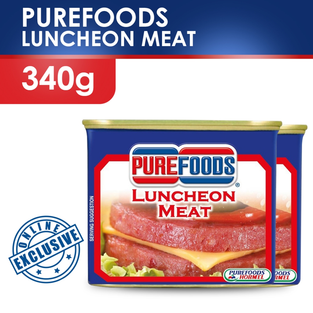 Purefoods Luncheon Meat (340g) Set of 2 | Shopee Philippines