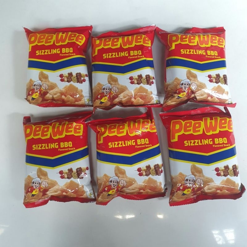 6 Packs PeeWee Sizzling BBQ | Shopee Philippines