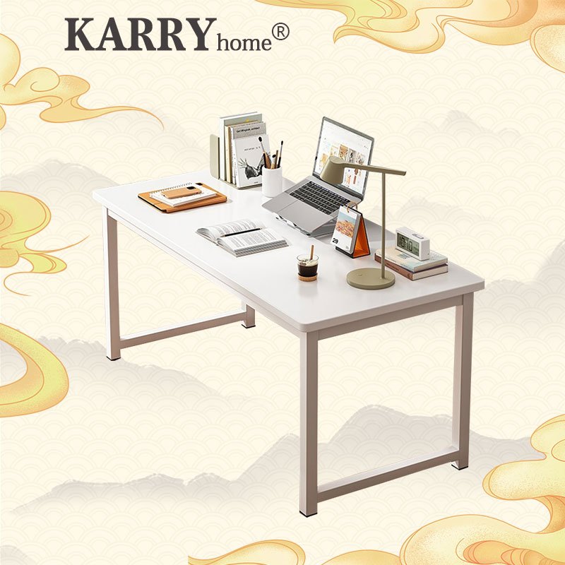 KARRY Office Table Wooden Computer Desk Home Desk Laptop Table | Shopee ...