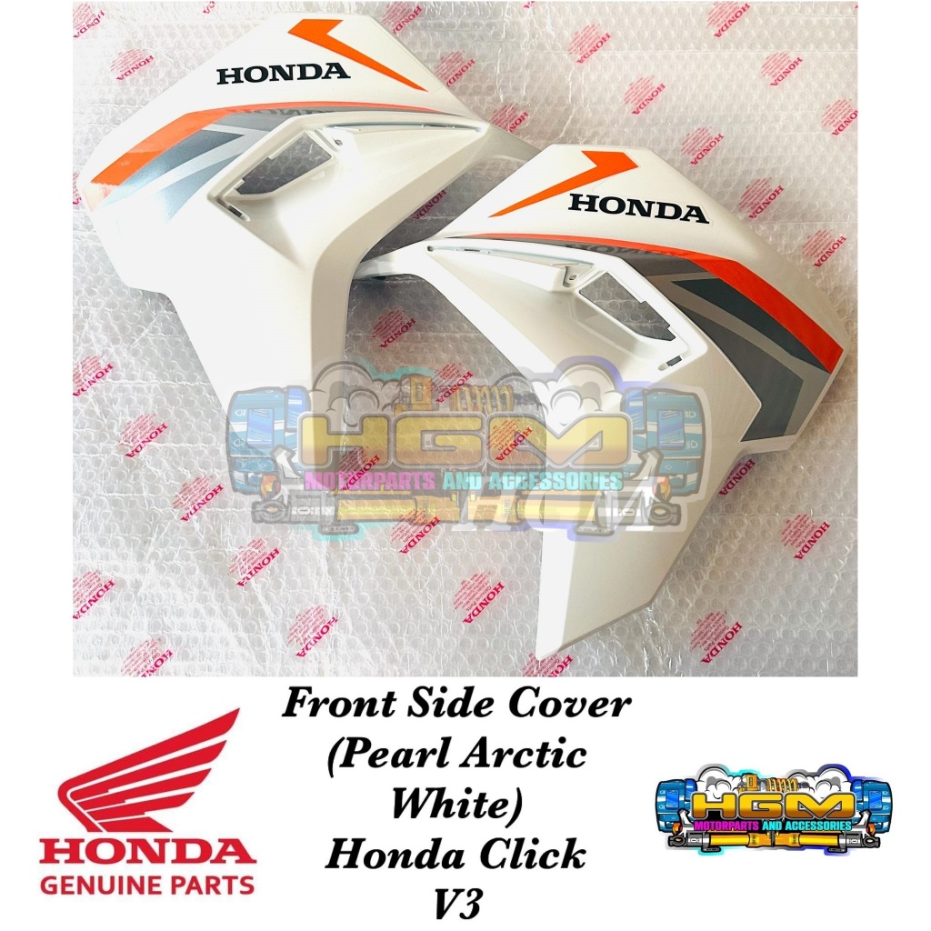 FRONT SIDE COVER (PEARL ARCTIC WHITE) FOR HONDA CLICK 125i V3 | 64500 ...