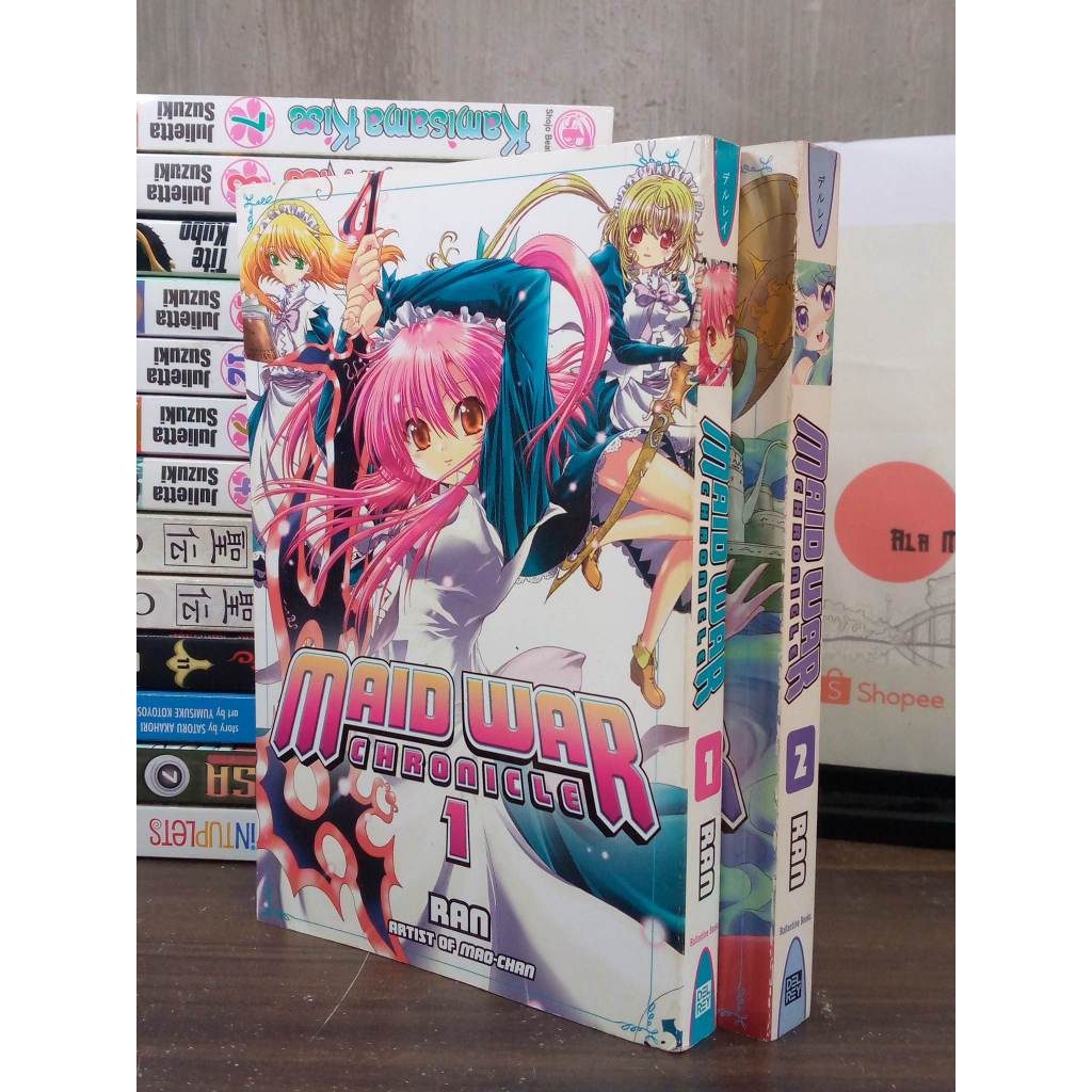 Maid War Chronicle Complete Set Vol 1-2 Manga by RAN, English, Del Rey ...