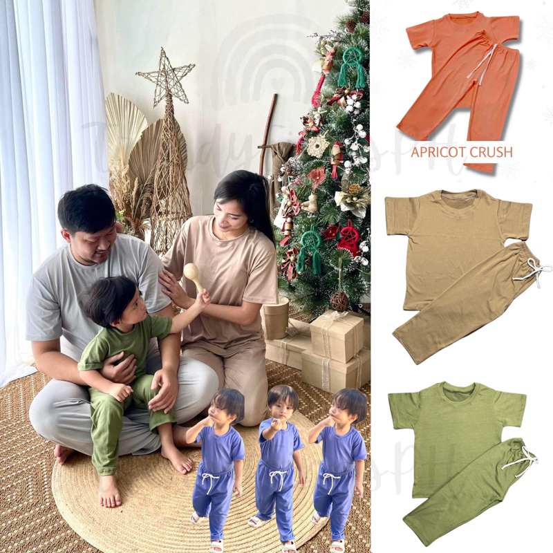PLAIN FAMILY TERNO PAJAMA & CHRISTMAS / KID & ADULT MATCHY/ 1-13 ...