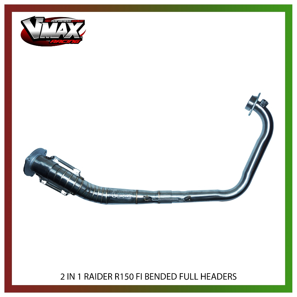 Raider 150 2in1 Vmax Racing Elbow Motorcycle Muffler | Shopee Philippines