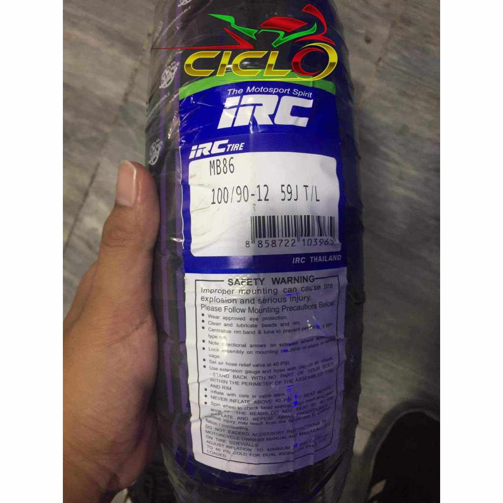 IRC MB 100/90 110/90 12 for Mio GRAVIS, Honda ZOOMER Tire from IRC ...