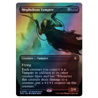 Mephidross Vampire Borderless Foil Rare The Lost Caverns of Ixalan ...