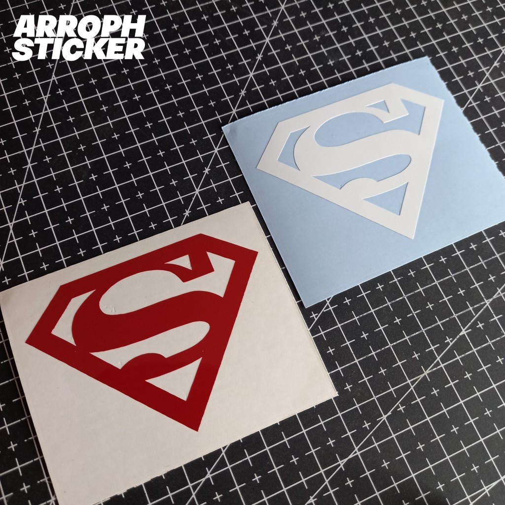 SUPERMAN Logo Vinyl Decal Cutout Sticker - Waterproof Outdoor Indoor ...