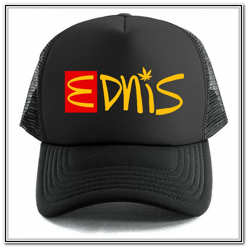 Mcdo Mc Donalds x EDNIS Kush Weed Baseball Trucker Mesh KUYA Dads Cap ...