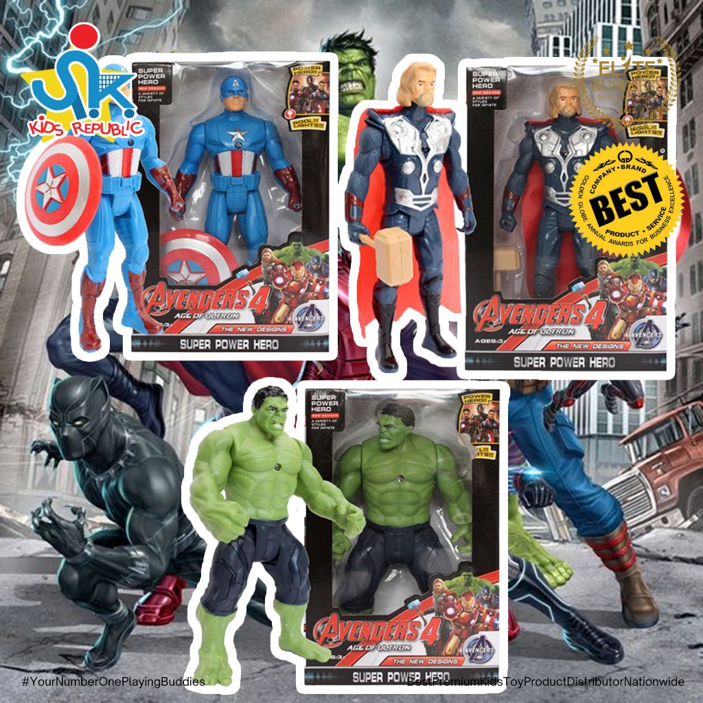 The Avenger 4 Super Power Hero Action Figure Best Gift fot Childrens ...