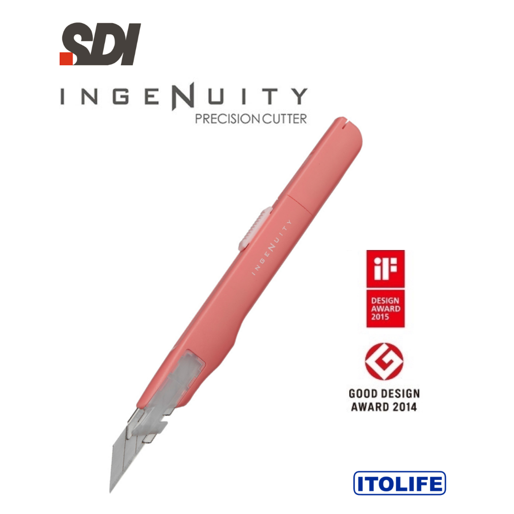 SDI Ingenuity Precision Cutter/Utility Knife 0443C-P (Pink)- 1pc | Shopee Philippines