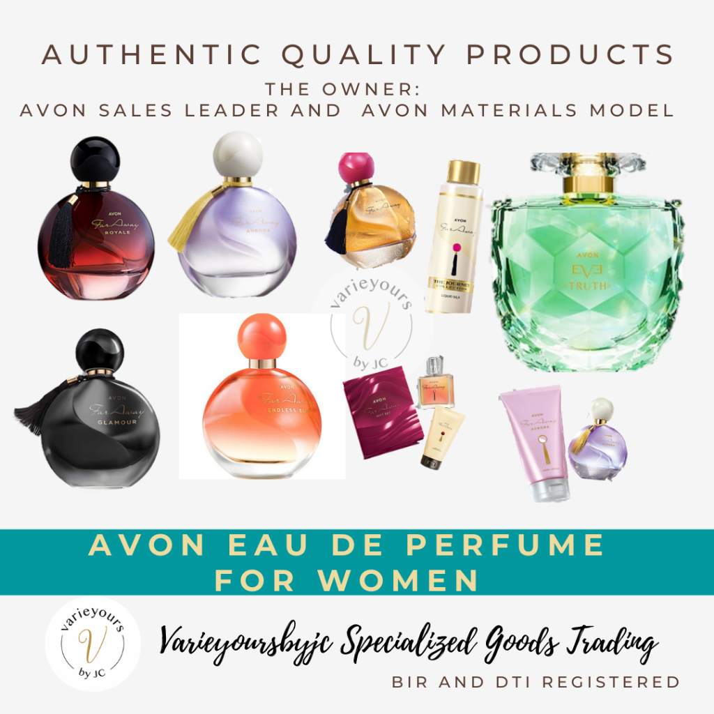 Avon Perfume for women Eve Truth, Far Away 50ml bottle and 10ml purse ...