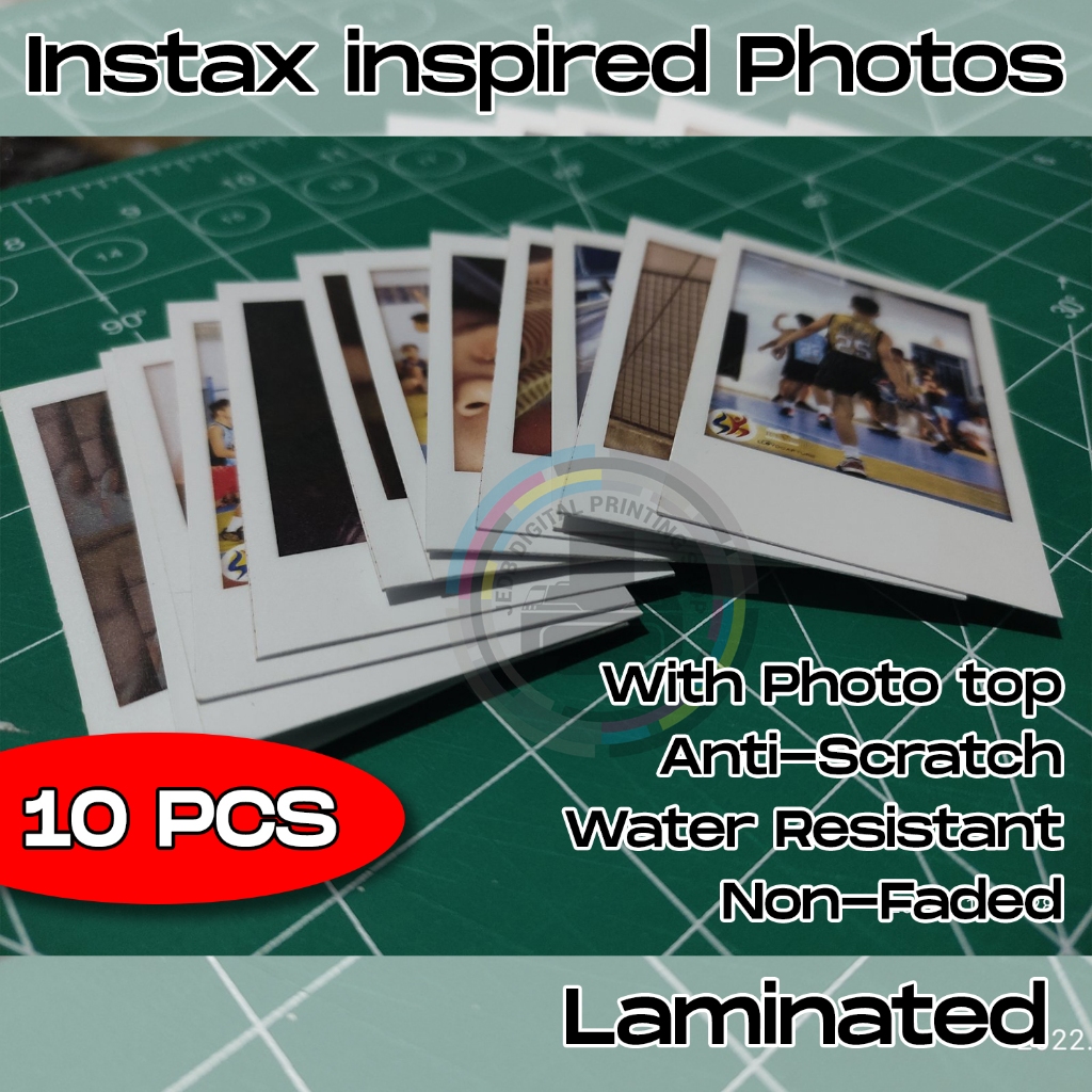 10 pieces Instax Inspired Photos Print High Quality Print | Shopee ...