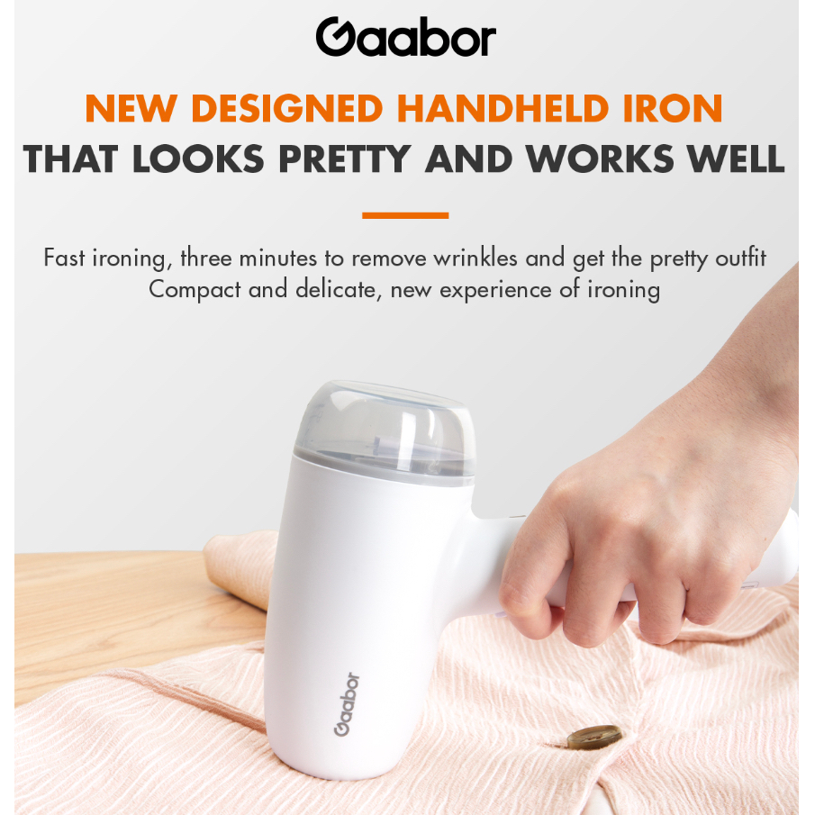 GAABOR by Winland Electric Handheld Iron Stainless Steel Ironing Board ...