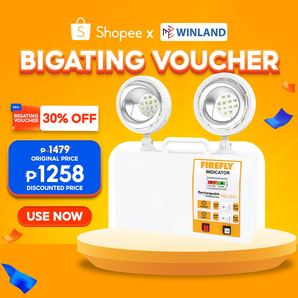 [7644]FIREFLY by Winland Quick Response Twinhead Rechargeable Emergency ...