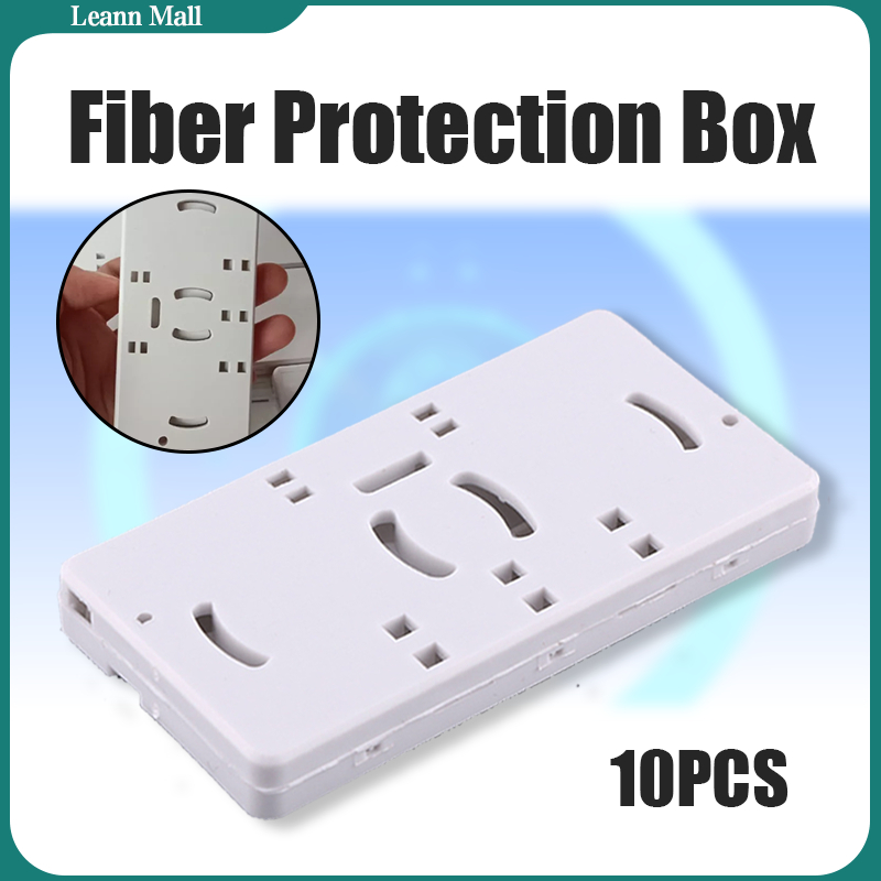 10pcs Fiber Protection Box Two In And Two Out Protection Box 2-Core ...