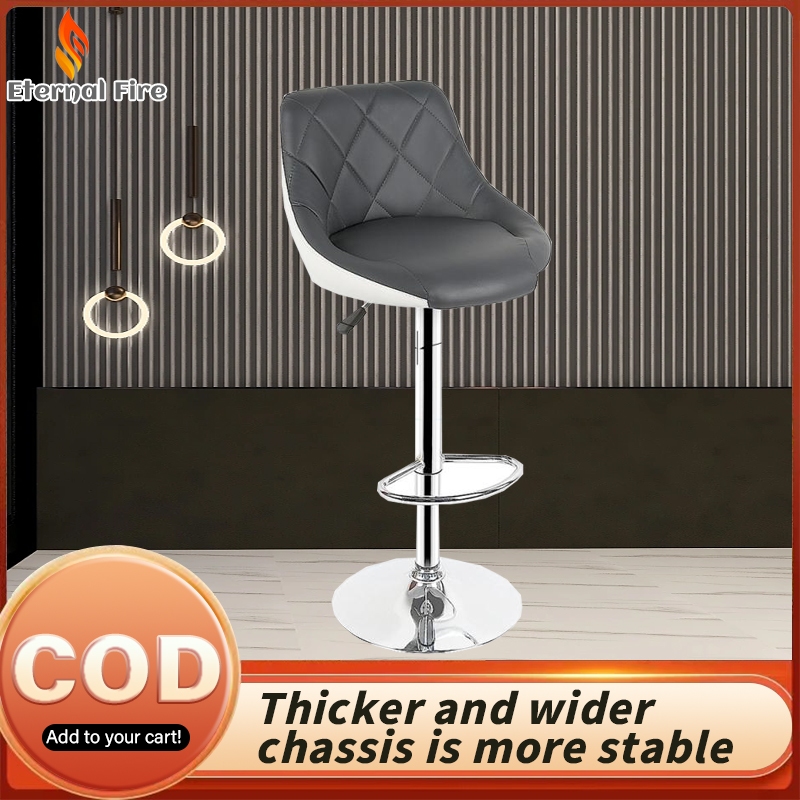 High stool pneumatic lift adjustable high chair bar counter artificial ...