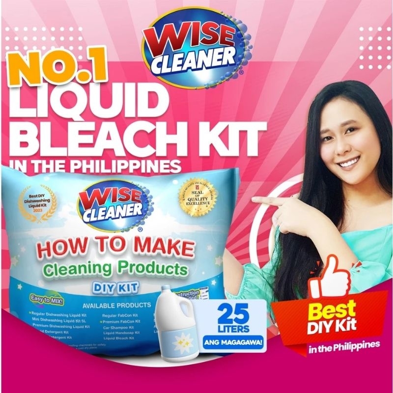 WISE CLEANER- LIQUID BLEACH KIT | Shopee Philippines
