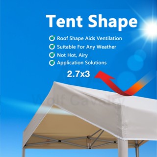 2.7x4.5 Meter Folding Tent Retractable Tent Heavy Duty Canopy Roofing ...