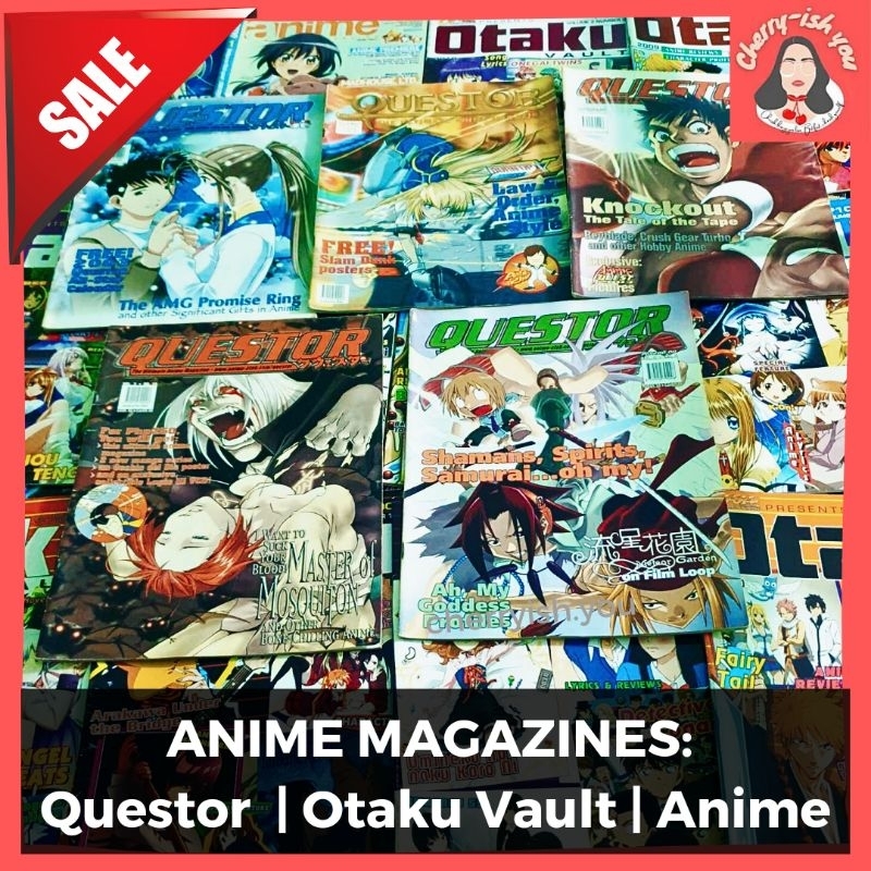 QUESTOR, ANIME ASIA & OTAKU VAULT MAGAZINE w/Poster (Volume 1-7 ...