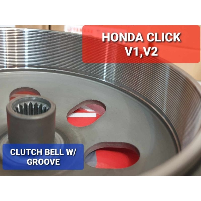 GIORNO ADV PCX HONDA CLICK V1,V2 CLUTCH BELL W/GROOVE RE-GROOVE ...