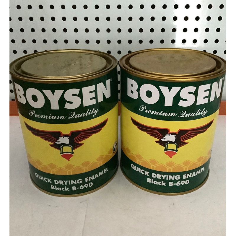 BOYSEN/BS 690 quick drying enamel black | Shopee Philippines
