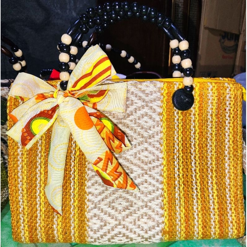 NATIVE ABACA HANDBAG w/o SLING (SOUVENIRS & GIFTS) | Shopee Philippines