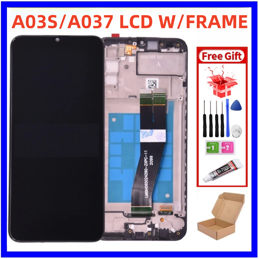 ORIGINAL LCD with Frame For Samsung Galaxy A03S A037 LCD Display with ... ORIGINAL LCD with Frame For Samsung Galaxy A03S A037 LCD Display with ...