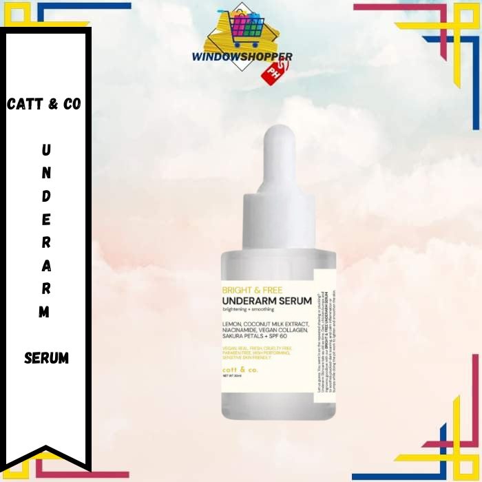 Catt & Co Underarm Serum Brightening Whitening Smoothen Dark Chicken ...