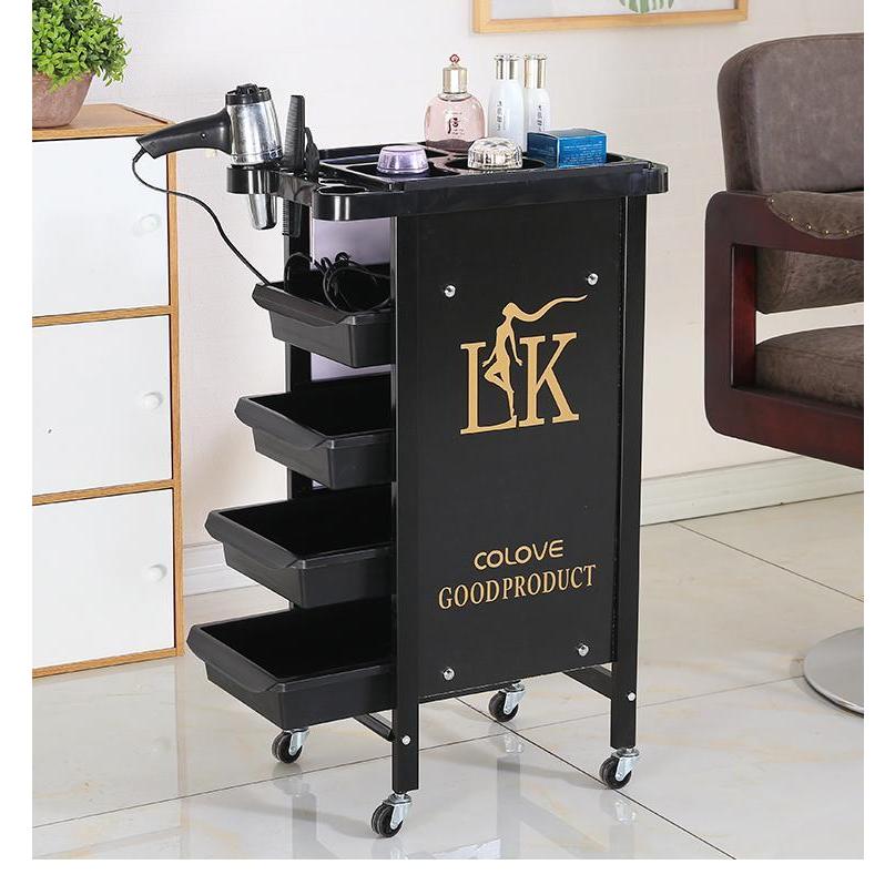 Barber shop trolley cart heavy metal trolly duty hair salon tool cart ...