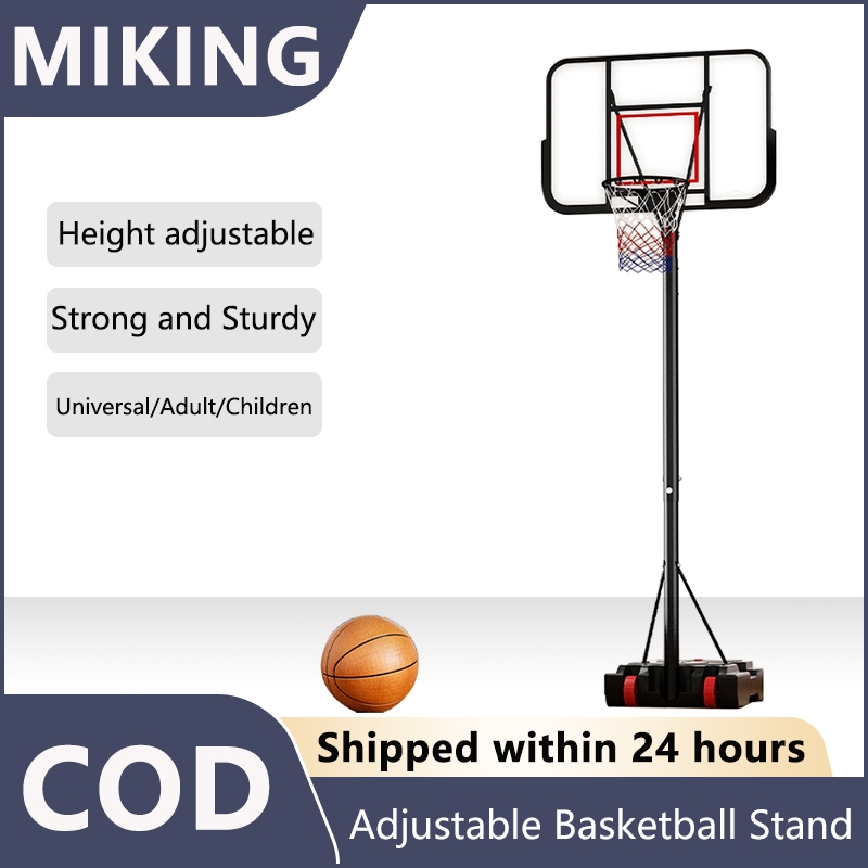 Basketball Hoop Backboard with stand Height-adjustable Set For Kids and ...