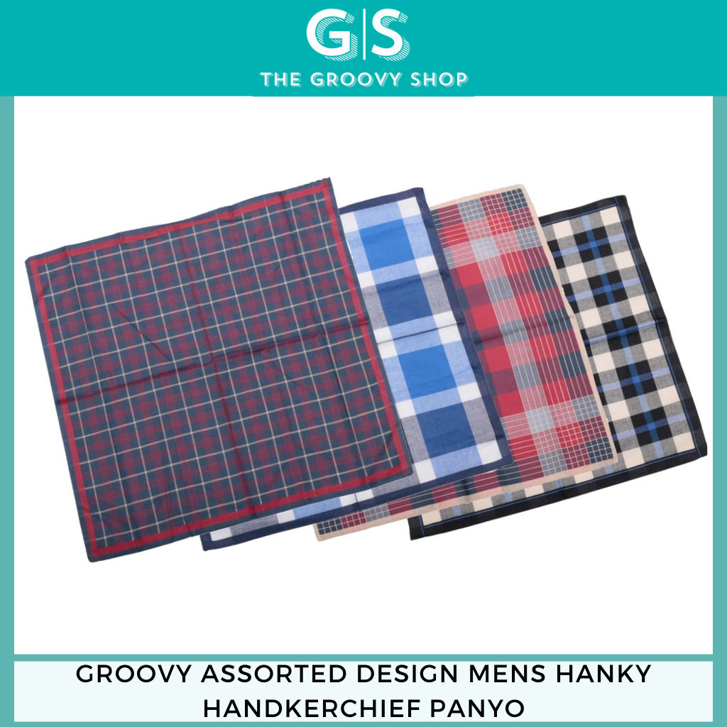 Groovy Men’s Assorted Design Handkerchief – 1pc Panyo | Shopee Philippines